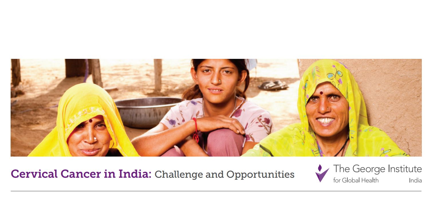 Cervical cancer in India: challenges and opportunities | The George ...