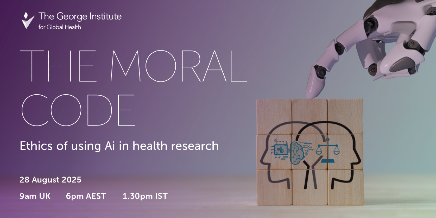 The Moral Code: Ethics of using AI in health and medical research | The ...